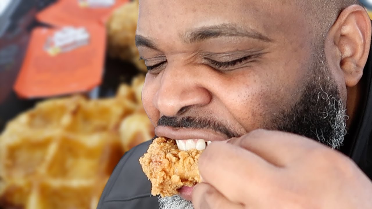 KFC Chicken And Stale Waffle Action 😡 - YouTube