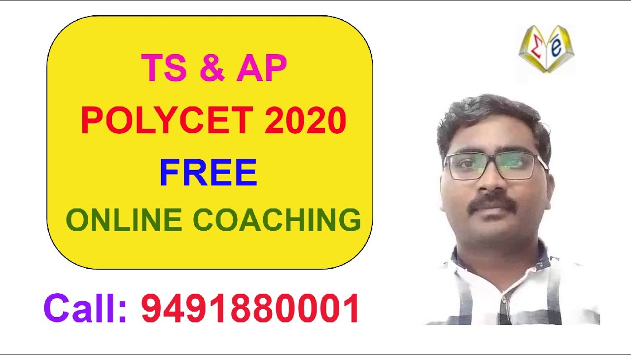POLYCET 2020 AP and TS Free coaching - YouTube