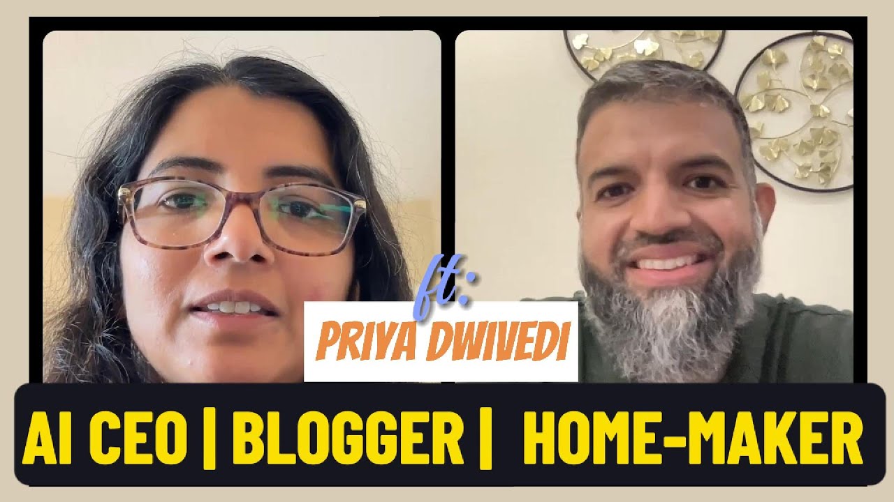 Adnan Hadi podcast with Priya Dwivedi | starting an AI career while running a family - YouTube