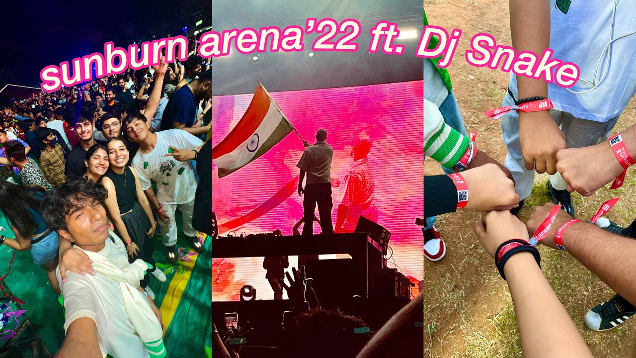 Attending My First Ever Concert | Sunburn Arena ft. DJ Snake | Live in ...