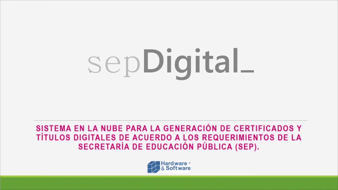 13.Sep Digital: Generación de Títulos Digitales - YouTube