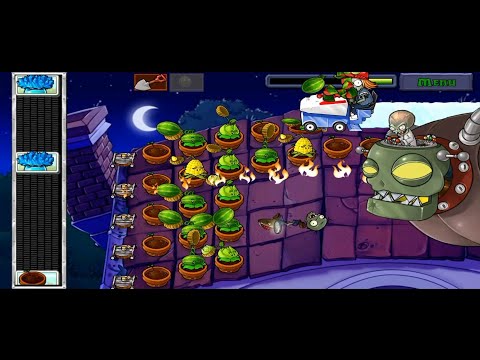 Plants vs Zombies (ROOF) Gameplay Level 10 - YouTube