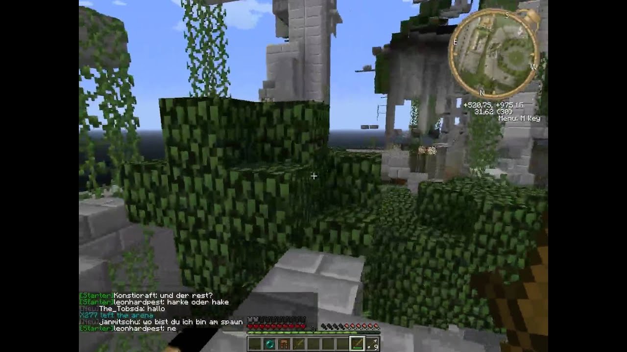 Let's play Minecraft Hunger Games - YouTube