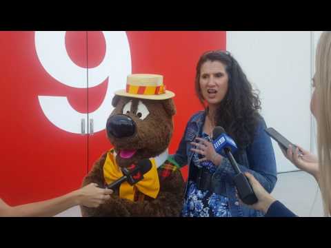 Kris Maric  launches Humphrey B Bear