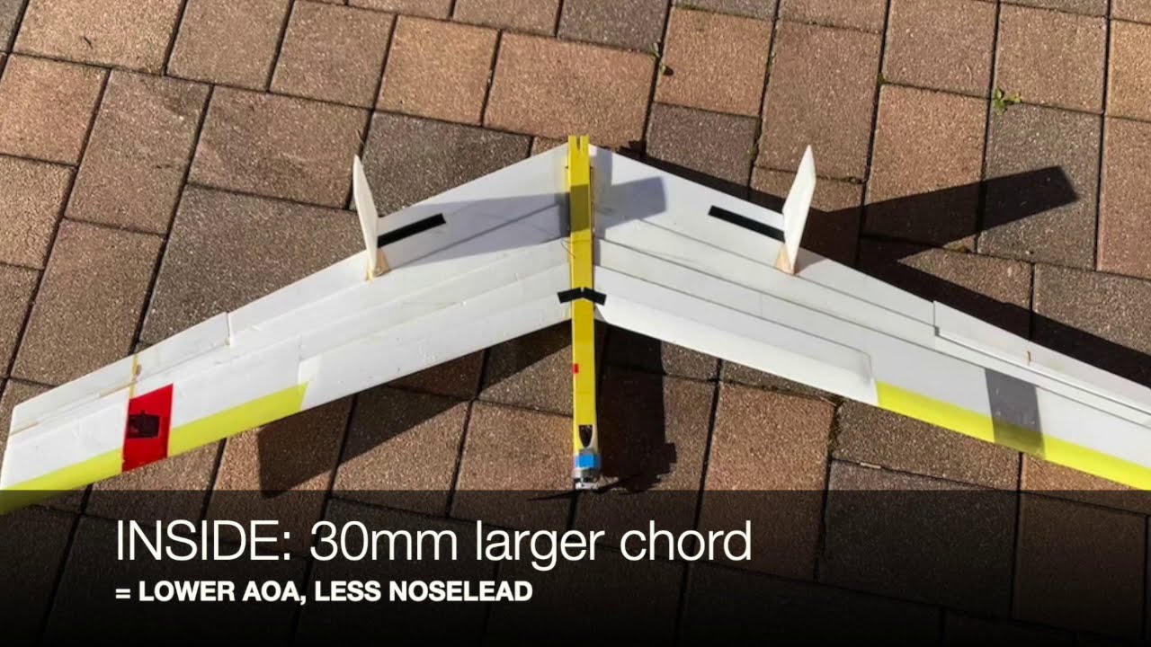 RevRep KFM v1 final - forward swept flying wing with KFM airfoil - YouTube