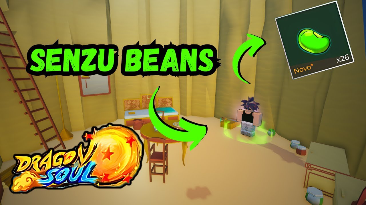 TUDO SOBRE AS SENZU BEANS NO DRAGON SOUL - YouTube