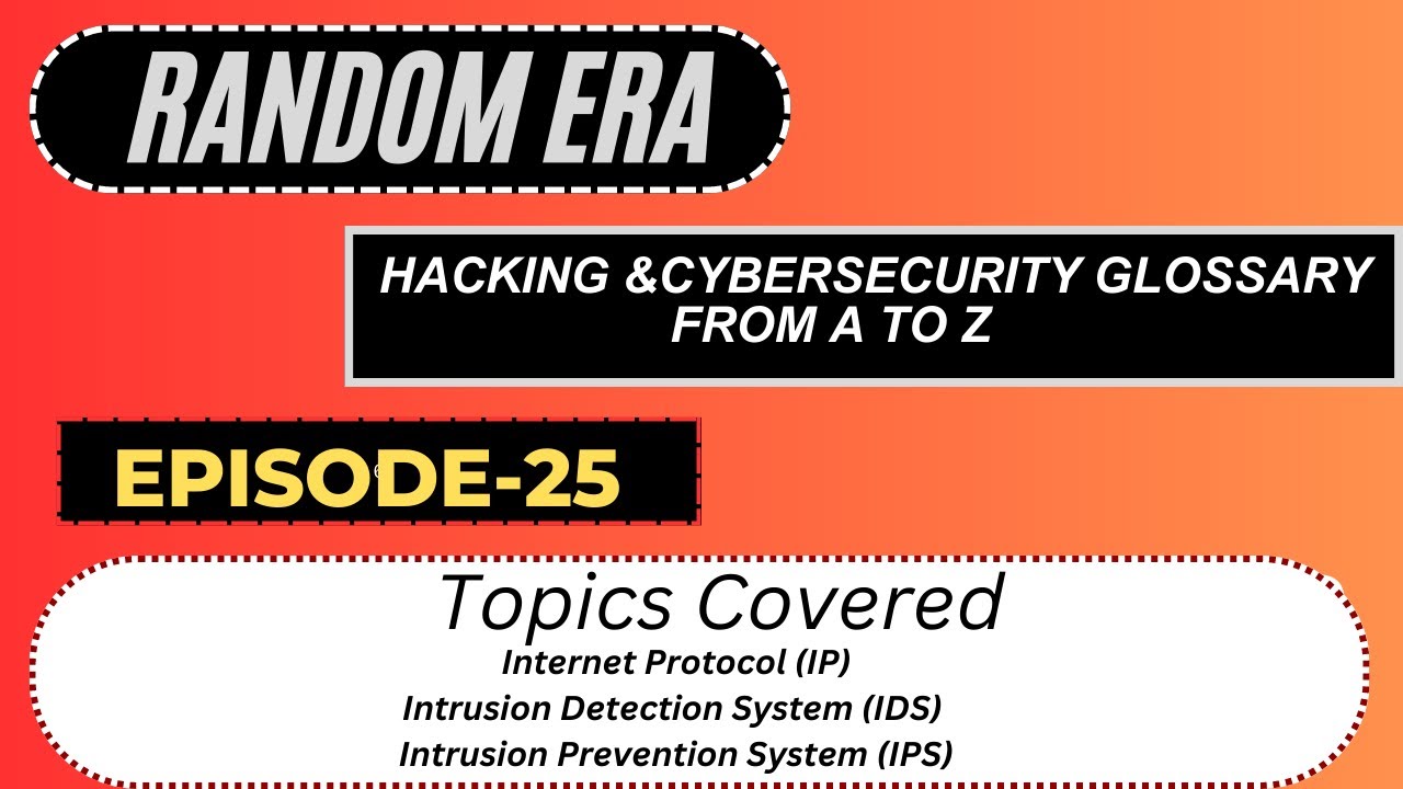 CyberSecurity & Hacking Glossary From 'A' to 'Z' | Ep 25 - YouTube