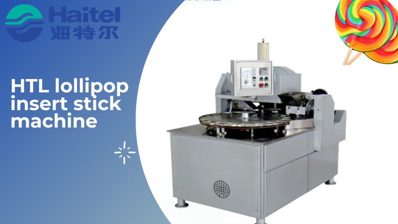Look here! Introducing our Lollipop insert stick machine - YouTube