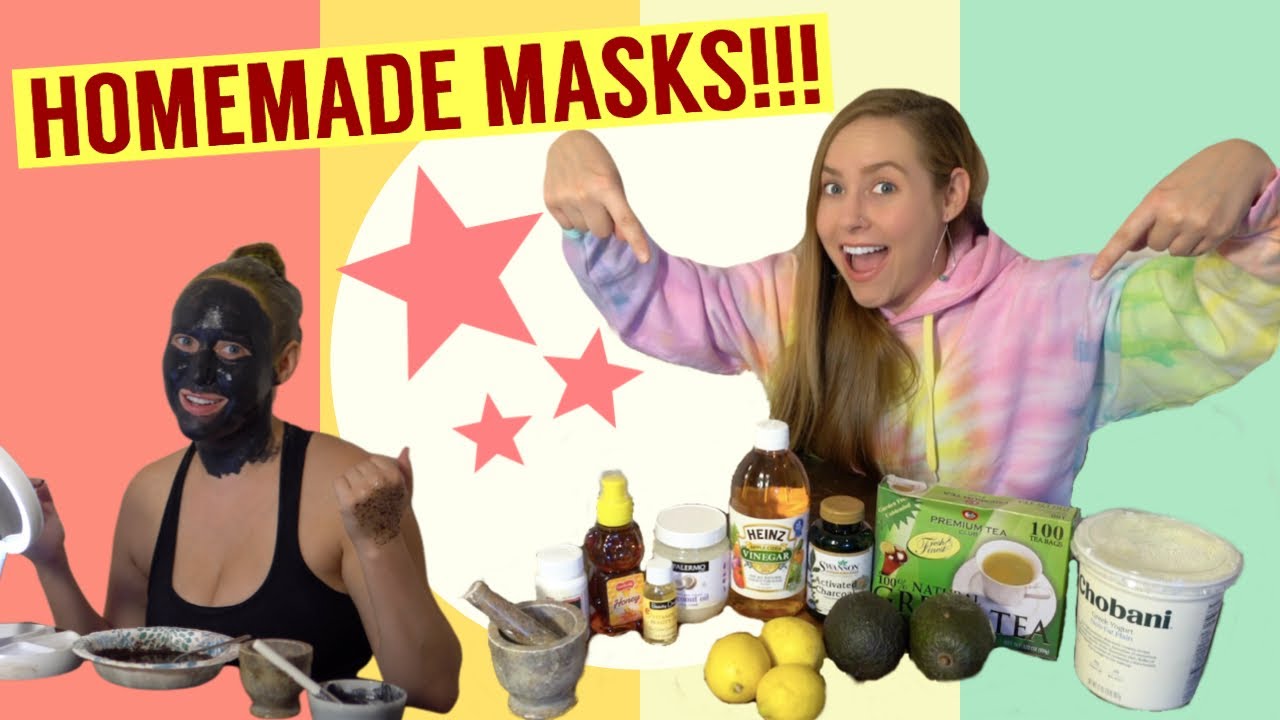 **HOMEMADE FACE, HAIR & BODY MASKS!!!** - YouTube
