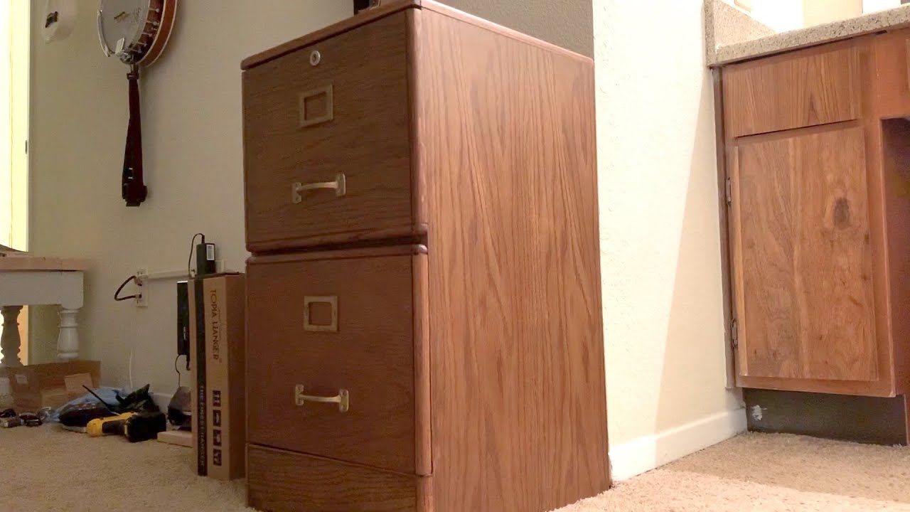 Flipping an Old Filing Cabinet - YouTube