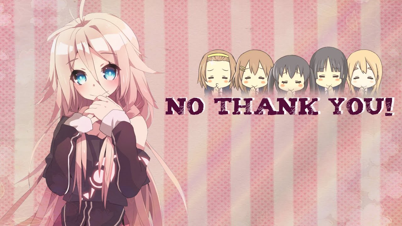 【IA ROCKS】 NO, Thank You! +VSQx DL 【VOCALOIDカバー 】 - YouTube