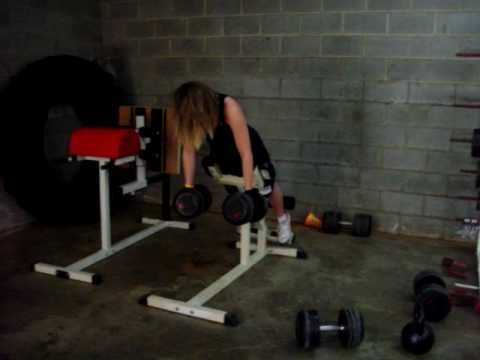 Weighted Back Raises with Iso Hold - YouTube