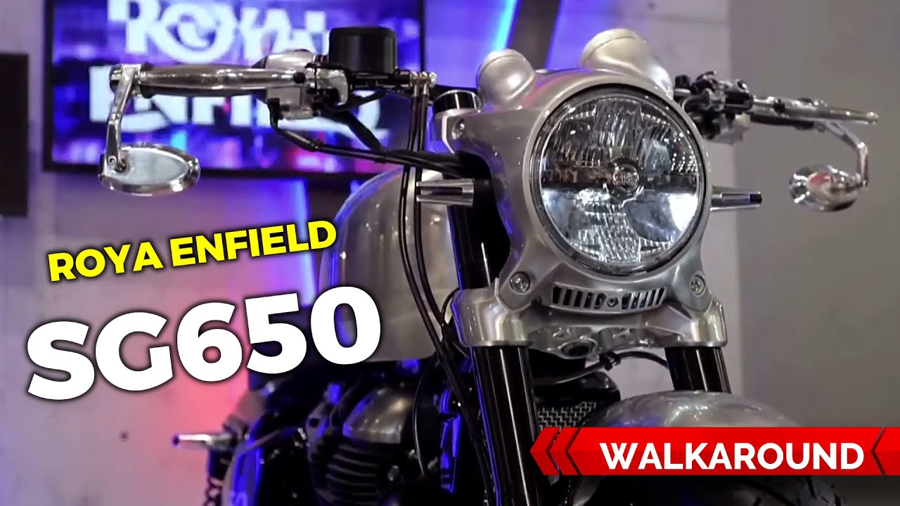 Walkaround | Royal Enfield SG 650 Unveiled At EICMA 2021 - YouTube