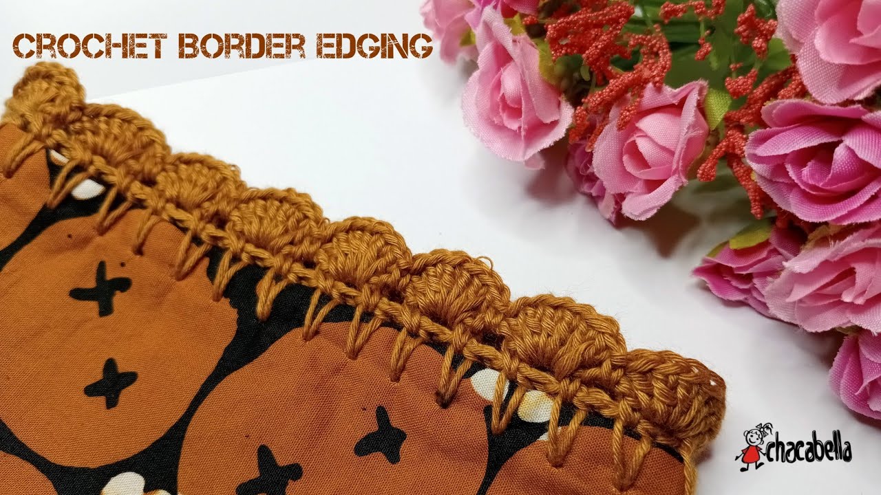 🛑 The Most WONDERFUL & EASY Crochet Border Edging For Beginners ...