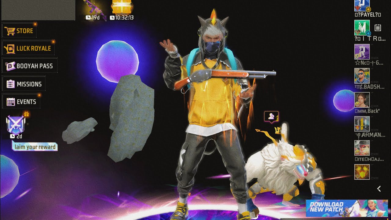 First video of free fire max.! - YouTube