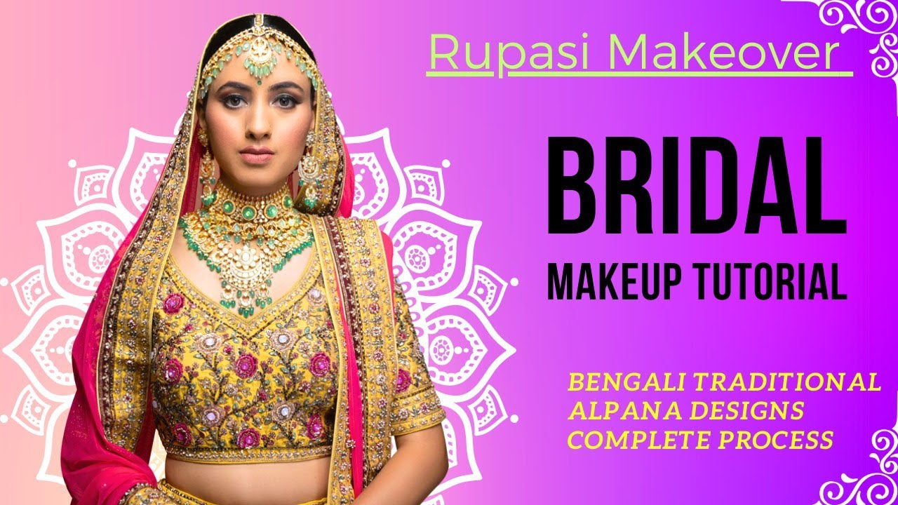 Bengali traditional Kolka design for weddings// Forehead chandan design ...