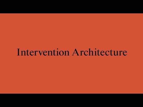 What Is Intervention In Architecture