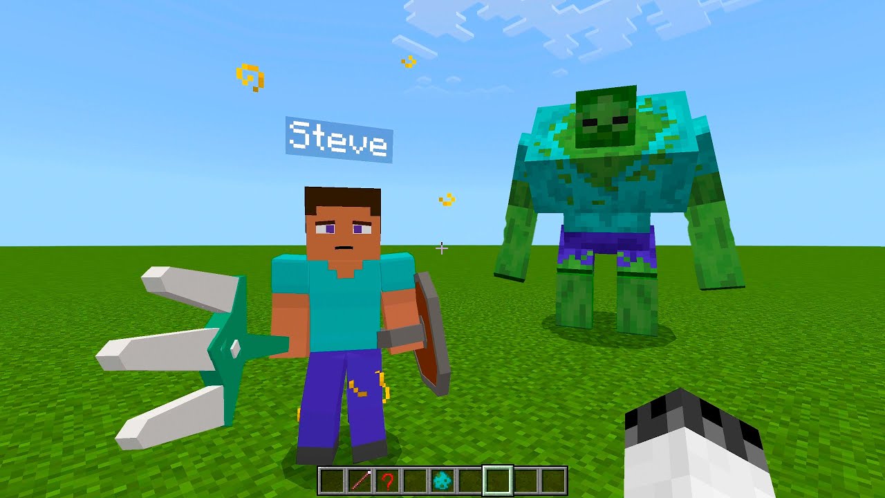 Mutant mobs vs Steve in Minecraft! - YouTube