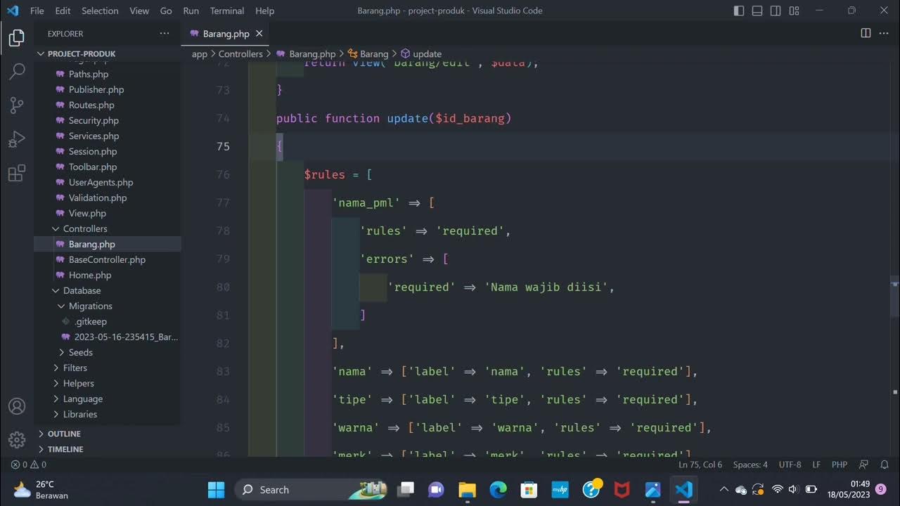 Tugas 2 CRUD (Pemrograman Web 2) - YouTube