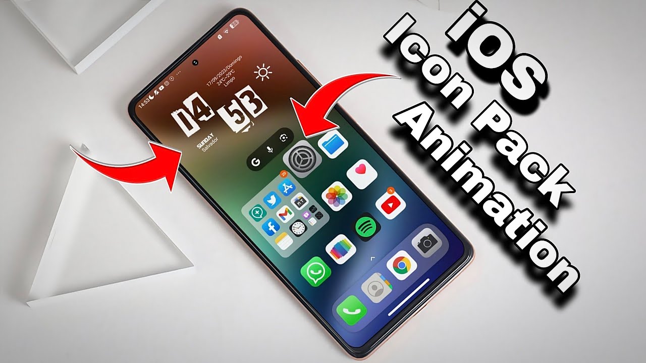 INÉDITO 🤩 - Baixe Logo - iOS Icon Pack iOS Com Animações + Widget ...