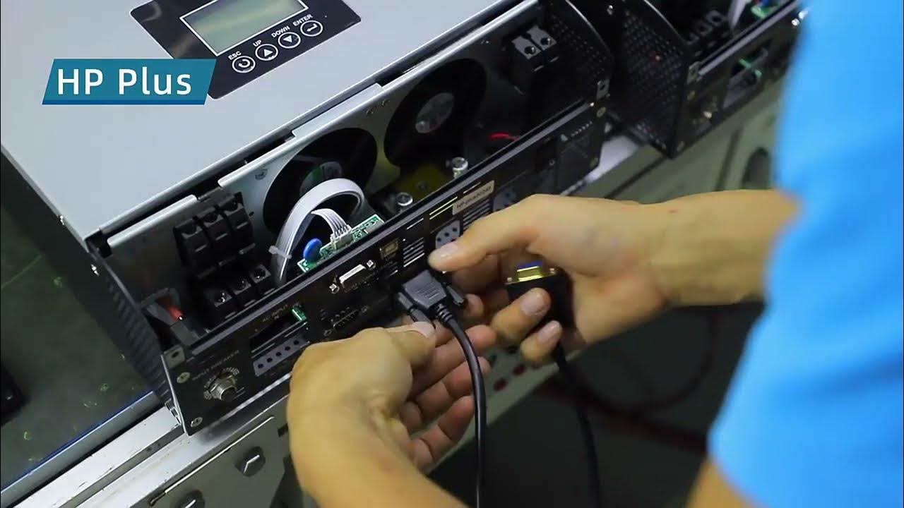 Connecting 2 Solar Inverters in Parallel to 10 Kilowatt - YouTube