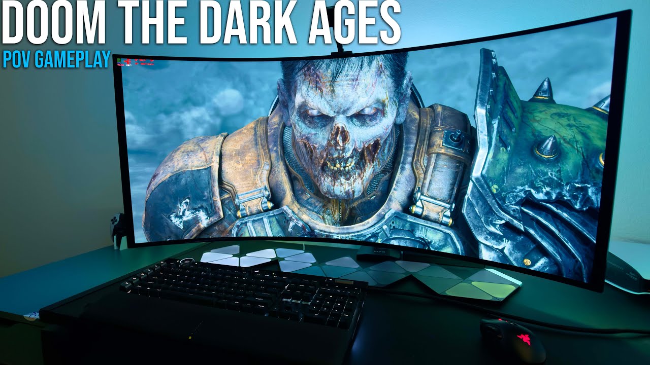 Let's Play Doom the Dark Ages Part 12 | LG 45" GX9 UltraWide OLED HDR ...