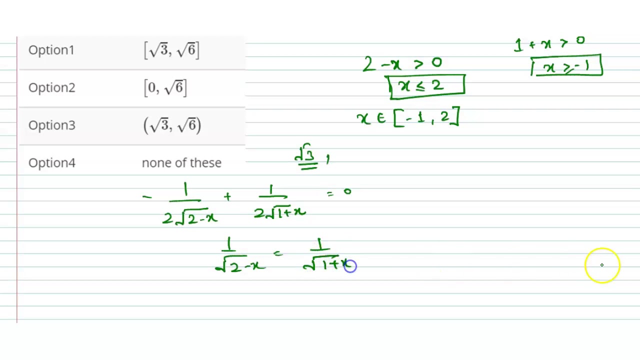 The Range Of The Function f x Sqrt 2 x sqrt 1 x YouTube the-range-of-the-function-f-x-sqrt-2-x-sqrt-1-x-youtube