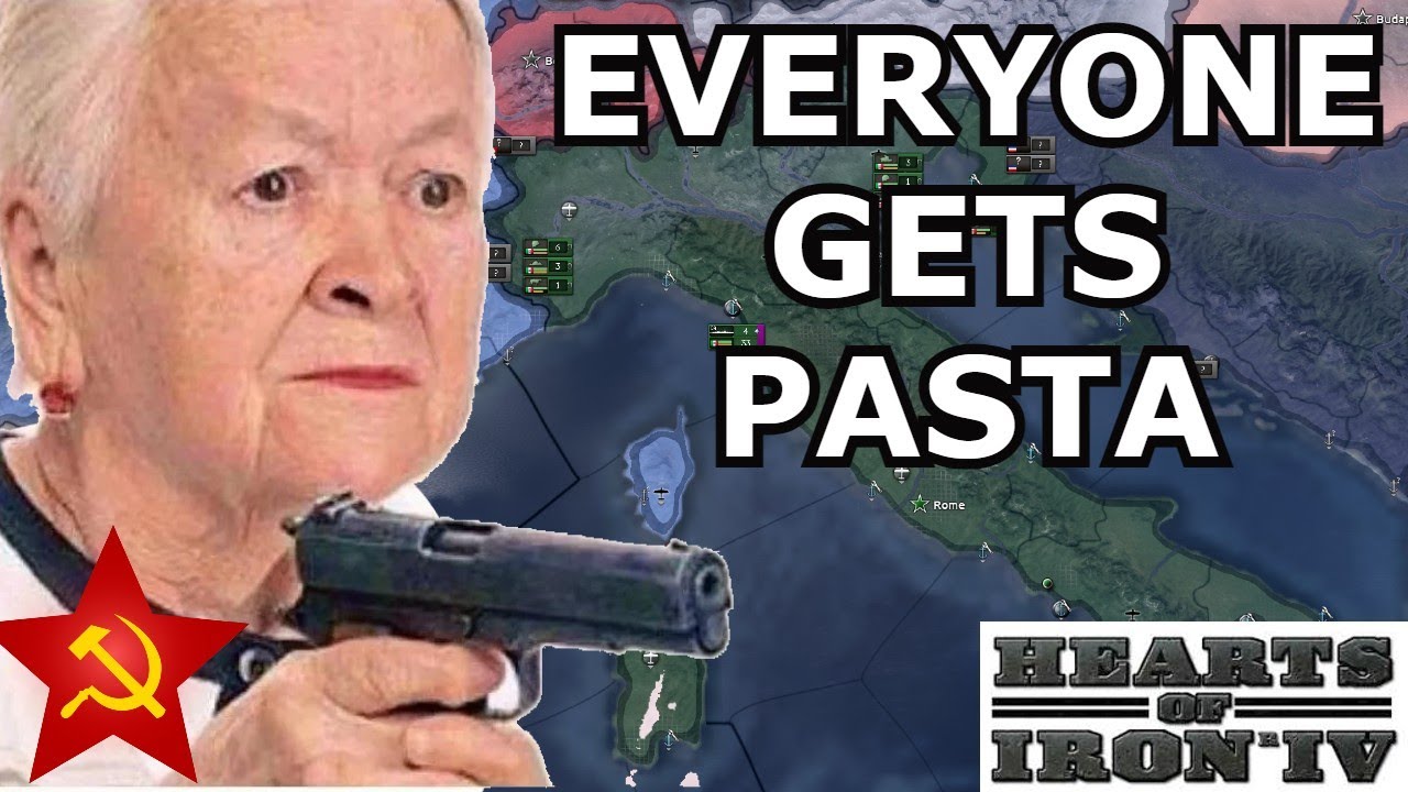 Hoi4 By Blood Alone: Communist Italy Shares the Pasta - YouTube