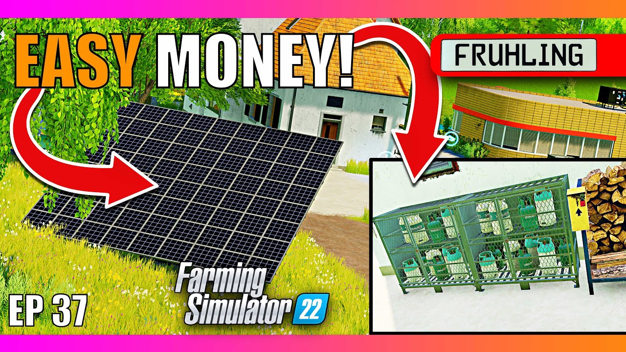 PASSIVE INCOME! | Frühling | 4K | Farming Simulator 22 | EP 37 - YouTube
