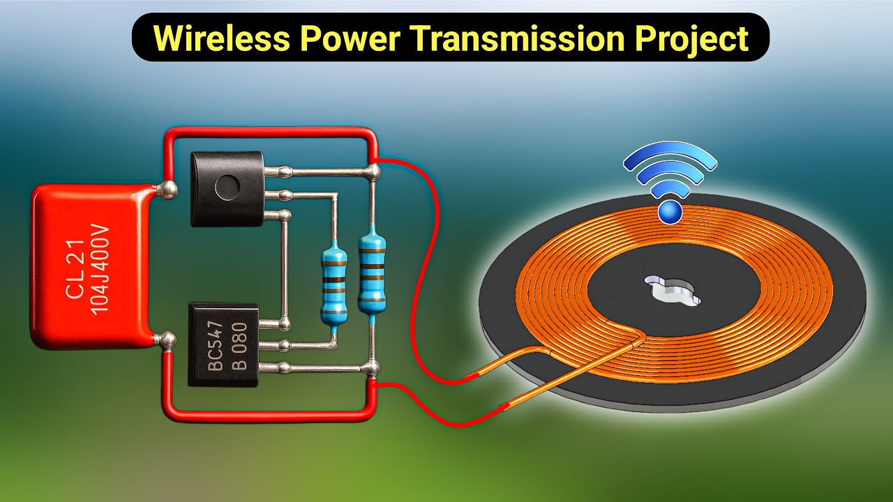 How to make wireless power transmission circuit | DIY a wireless ...