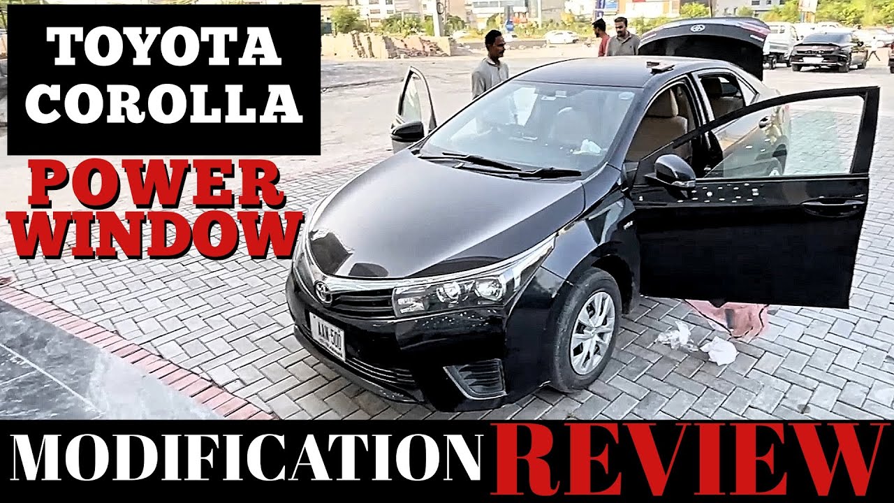 Toyota Corolla Power Window Modification Detailed | Expert Review - YouTube