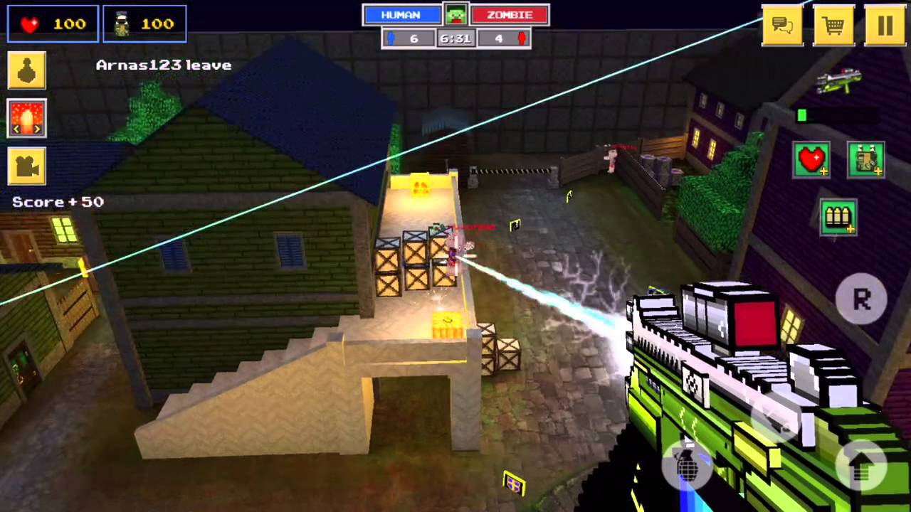 Block force- gameplay ghost town god like - YouTube