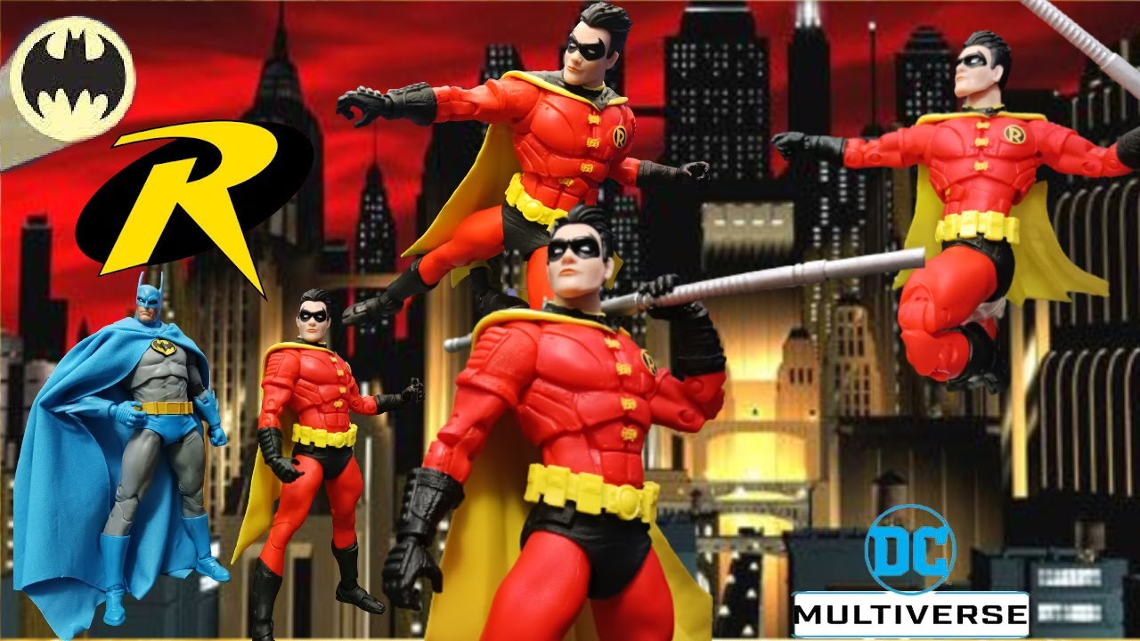 McFarlane Toys Gold Label Tim Drake ROBIN Action Figure REVIEW - YouTube