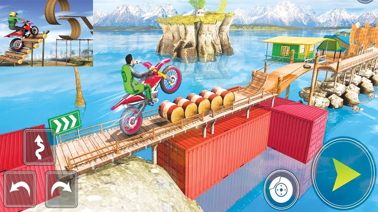 Tricky Bike Trail Stunts: Ultimate Stunt Bike Racing - Android GamePlay ...