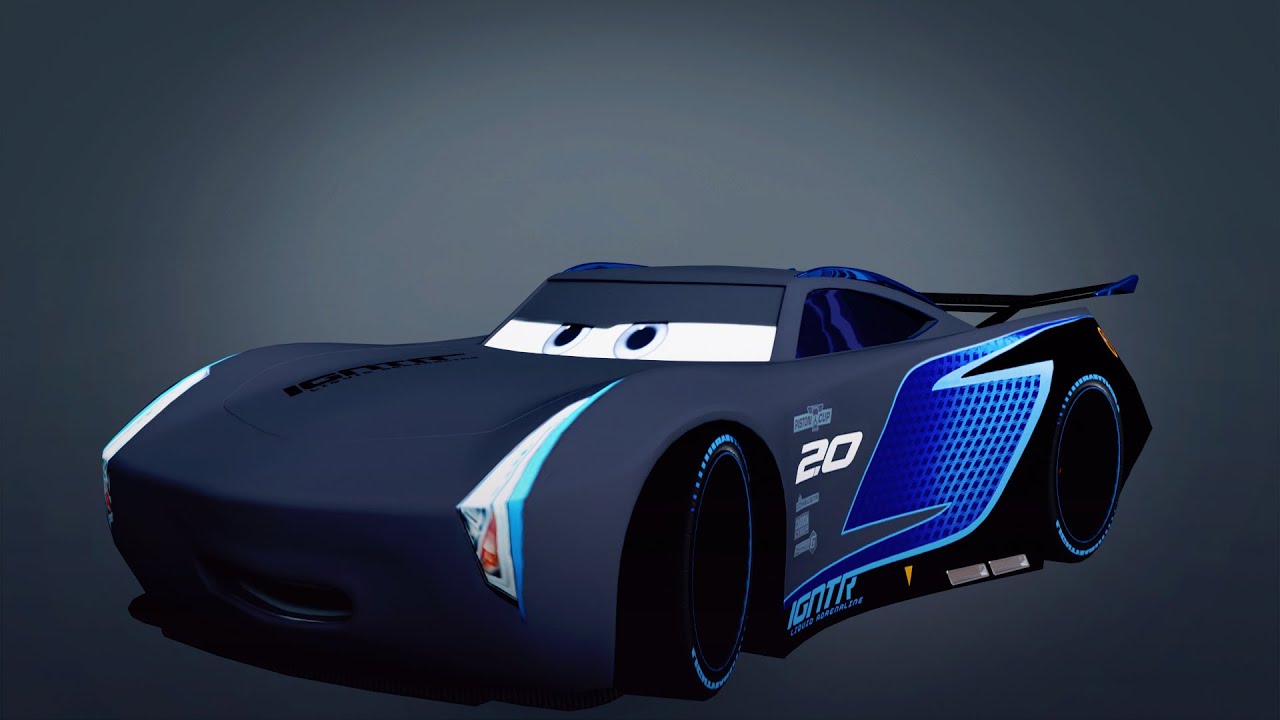 Jackson Storm 3D model Rigged showcase - YouTube