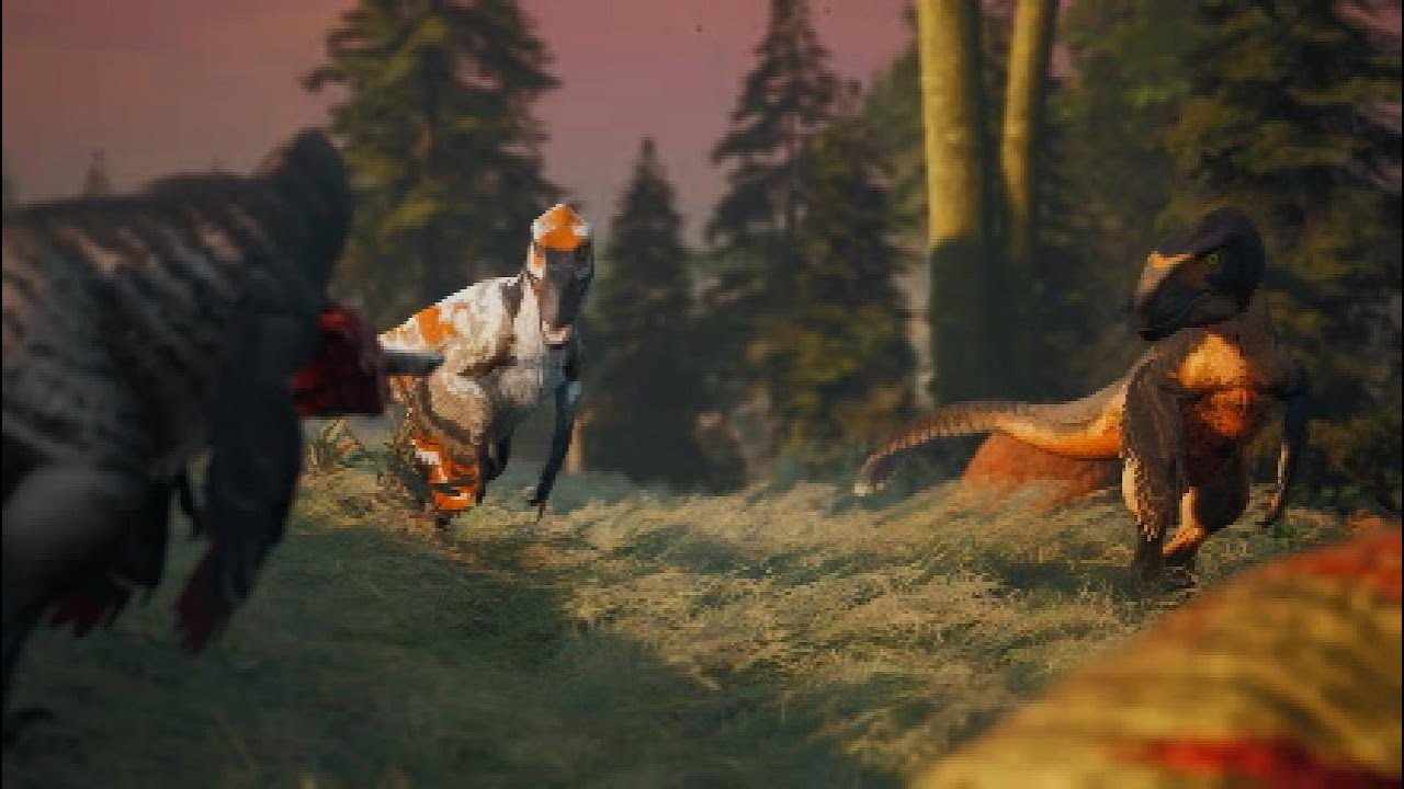 The Pinnacle Of The Pack Hunting | Utahraptor hunting compilation ...