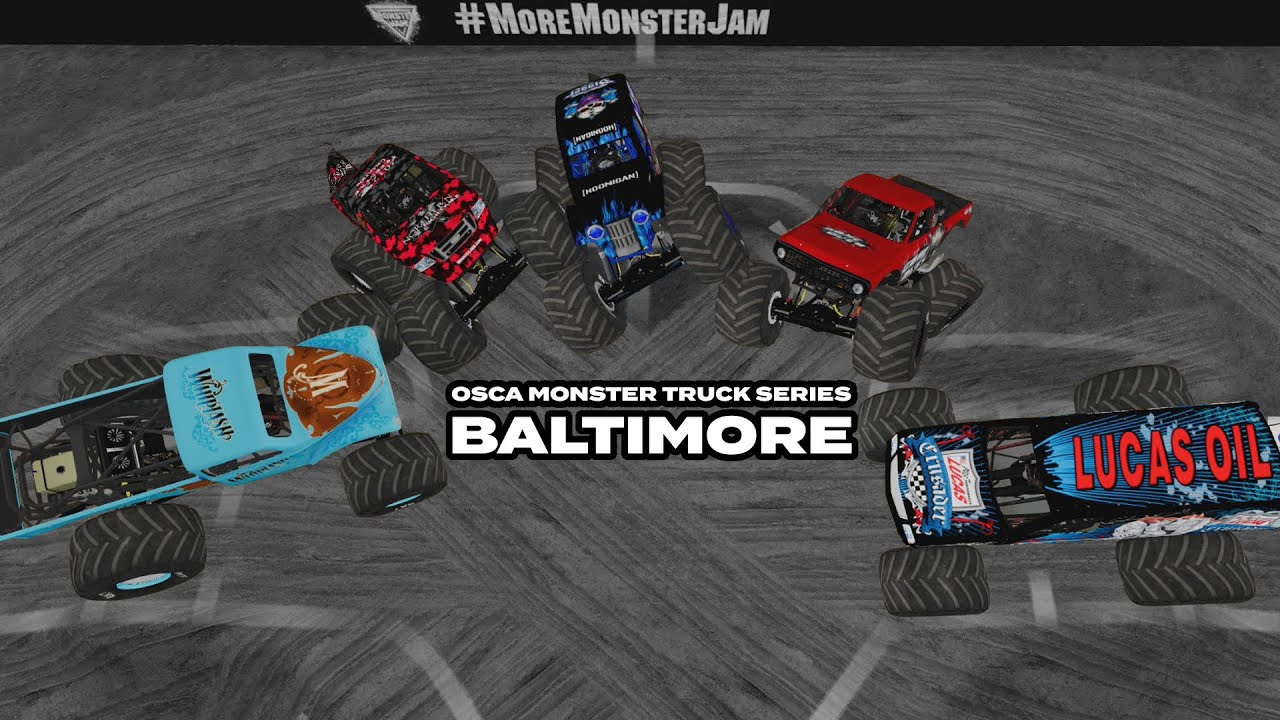 OSCA Monster Truck Series - Season 1 - Baltimore, MD - Racing - YouTube