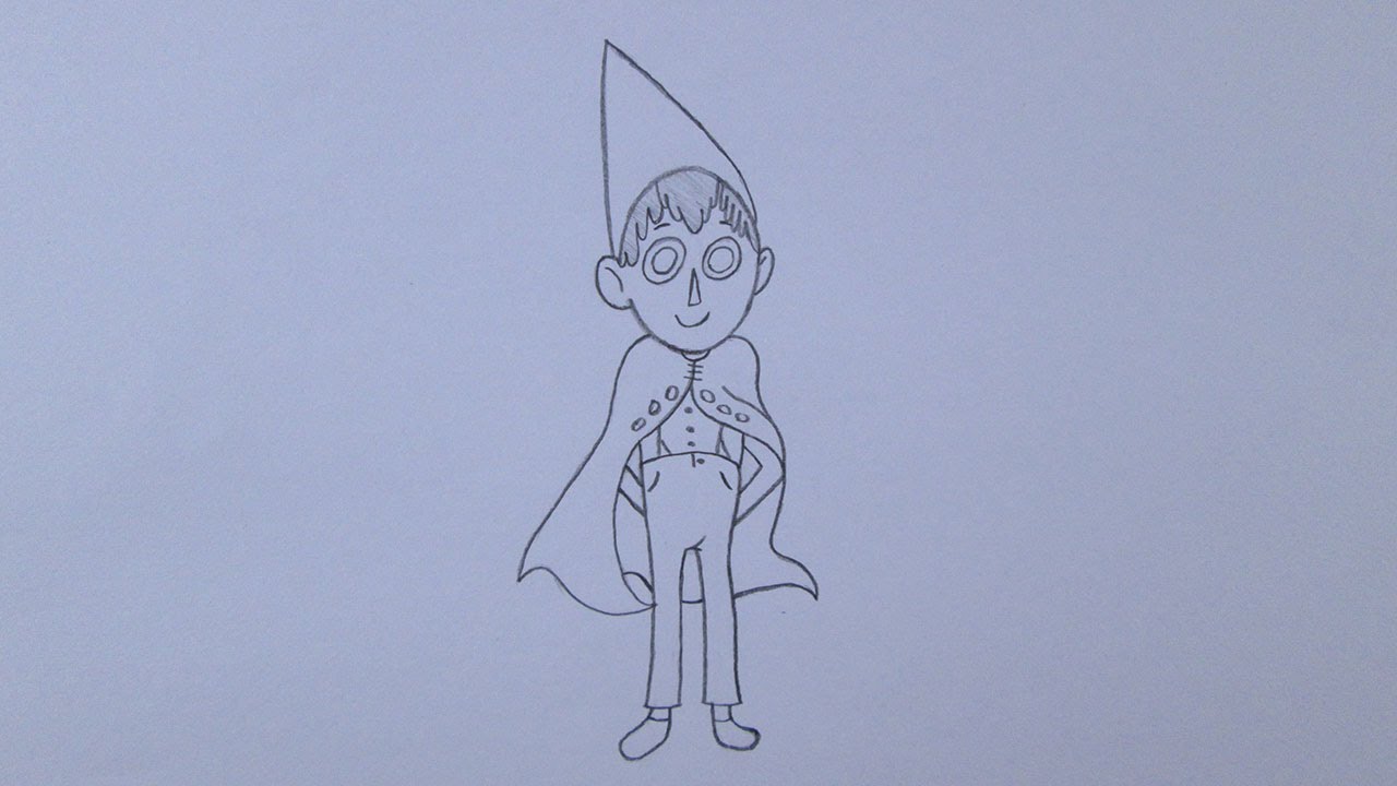 How to draw Wirt from Over the Garden Wall - YouTube