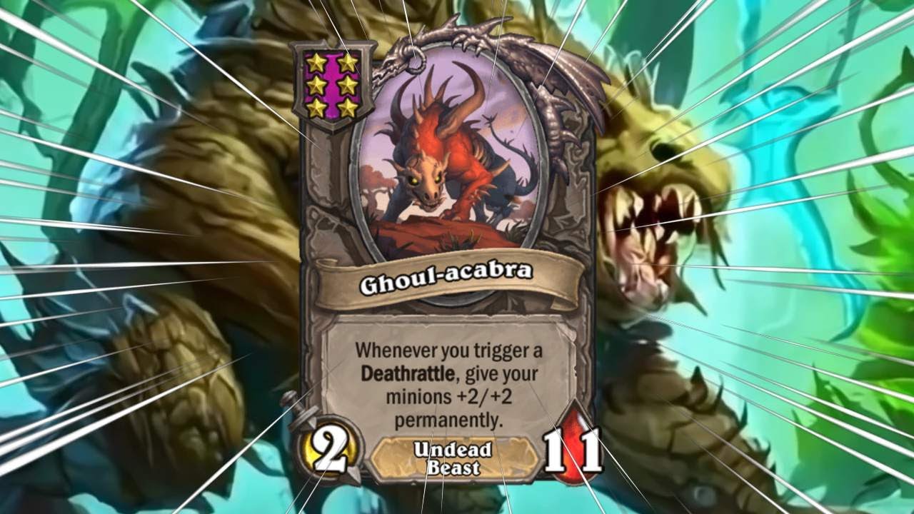 GHOUL-ACABRA MAKES BEAST BROKEN?! | Hearthstone Battlegrounds - YouTube