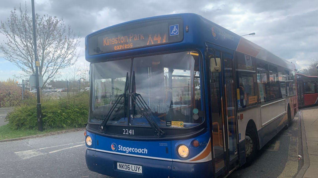 ABSOLUTE KICKDOWN: Stagecoach North East ALX300 22411 NK06 LUY Route ...