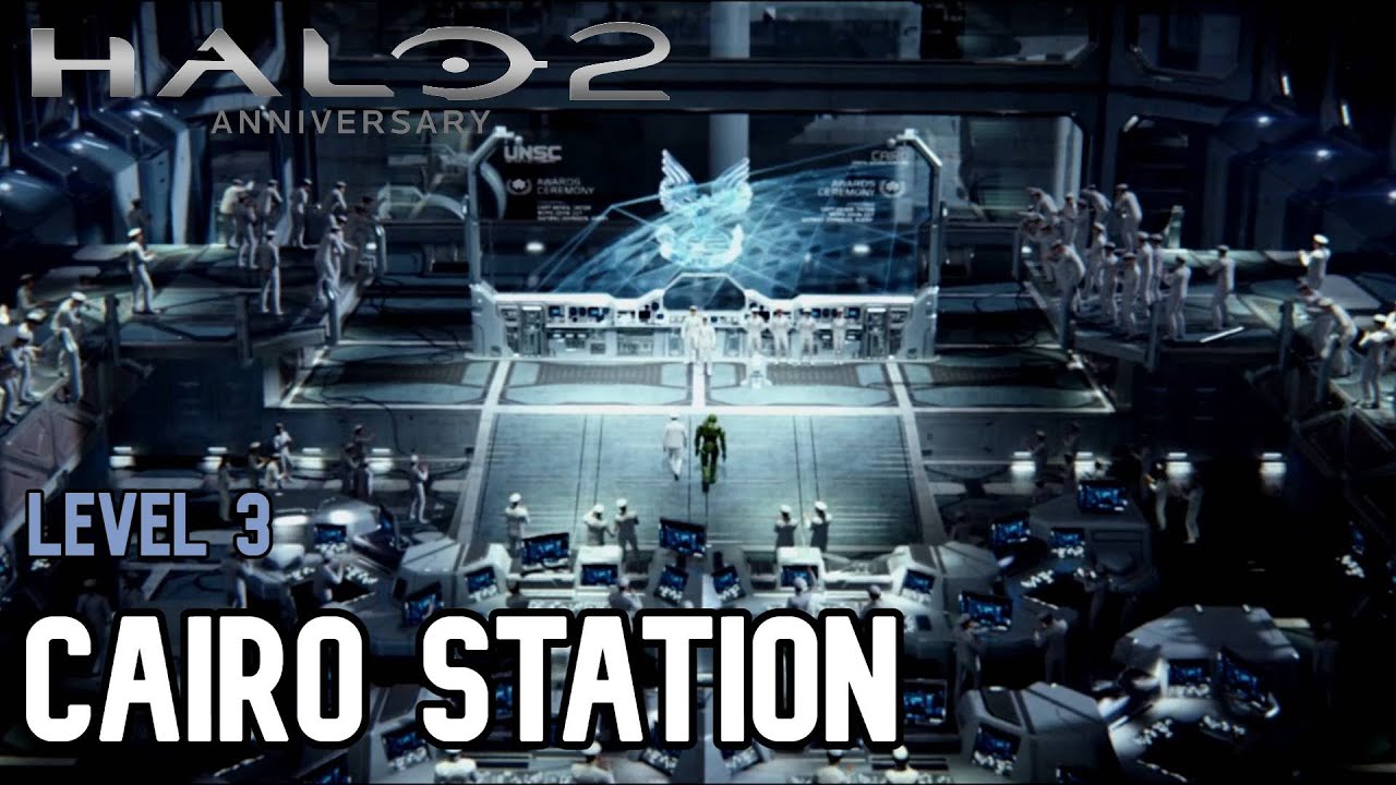 Halo 2: Anniversary - Level 3 (Cairo Station) - YouTube