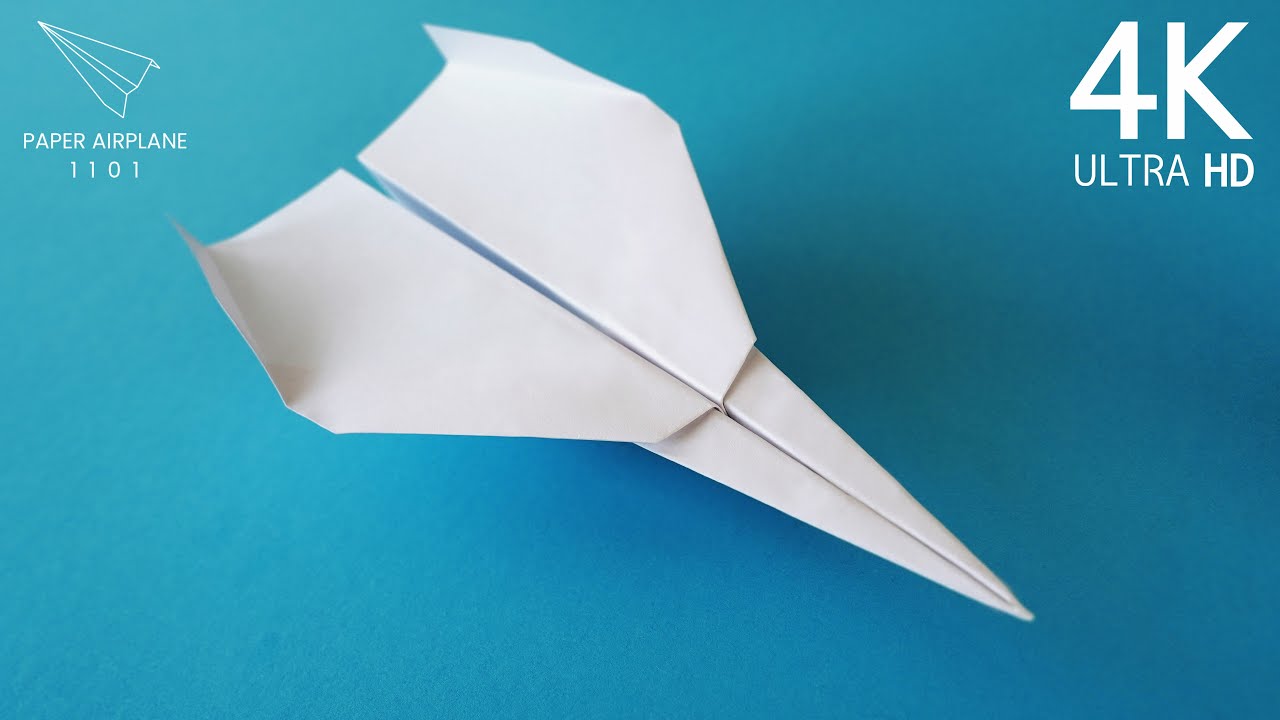 How To Make A Paper Airplane that flies all day - Fold the best paper ...