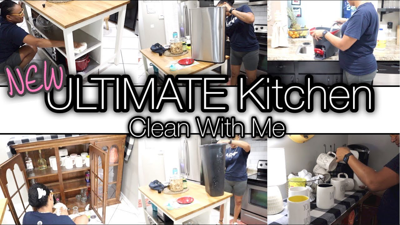 Kitchen Clean With Me. Kitchen Cleaning Motivation. Tons Of Cleaning ...