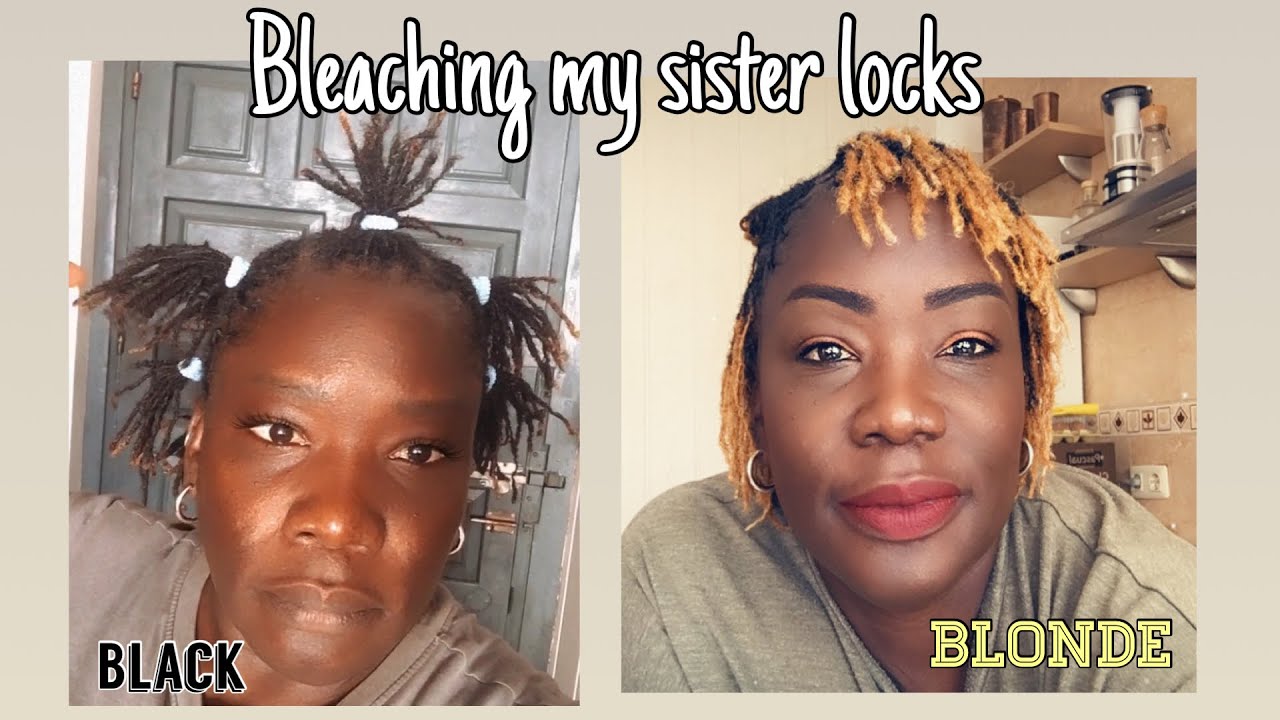 How to bleach and retighten your sister locks/micro locks - YouTube