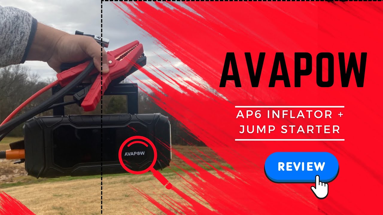 Get Ready for ANY Car Emergency with AP6 Jump Starter + Inflator! - YouTube