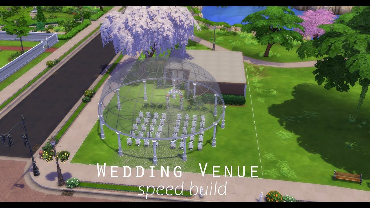 Wedding Venue // The Sims 4 - speed build - YouTube