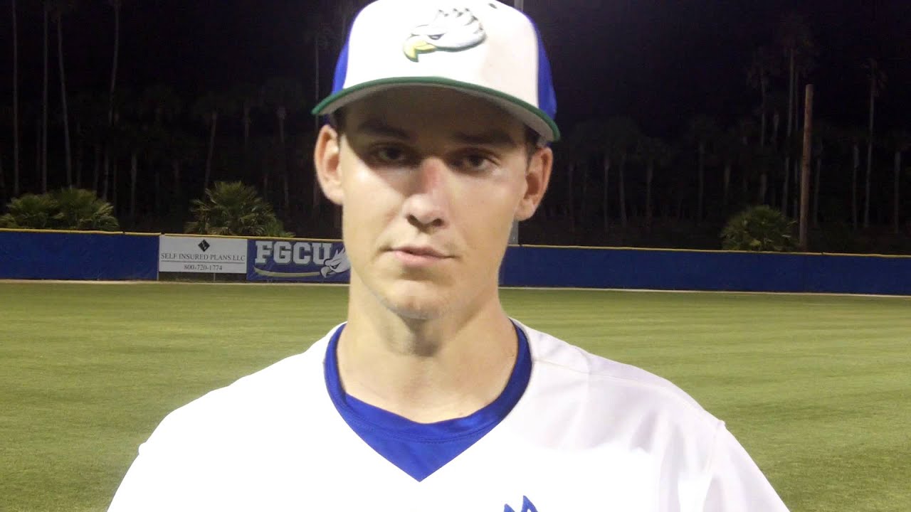 FGCU Baseball Postgame vs ETSU (GM 1) - Soph. Ricky Knapp - YouTube
