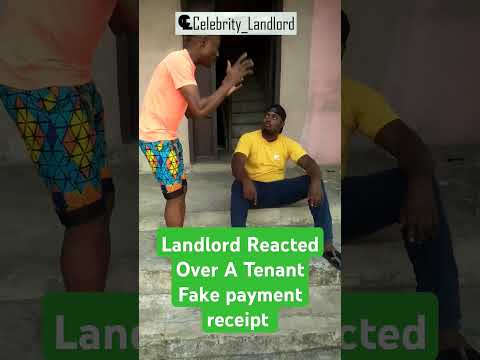 Landlord Reacted Over A Tenant fake payment receipt. #youtube #video # ...