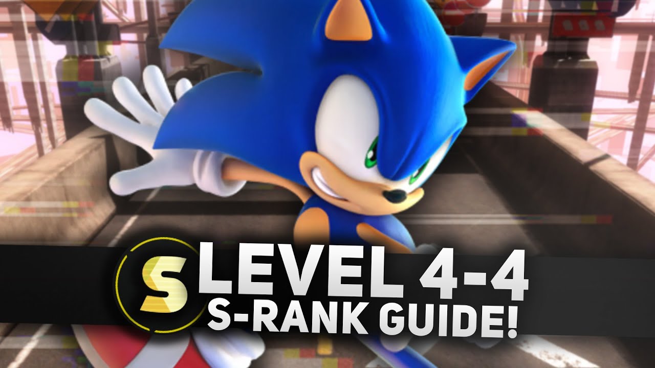 Sonic Frontiers - Cyberspace Level 4-4 S-Rank Time Guide (4K/60FPS ...