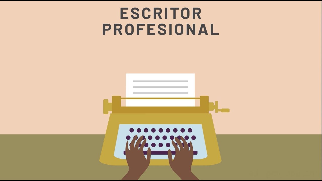 ¿Cómo ser escritor profesional? - YouTube